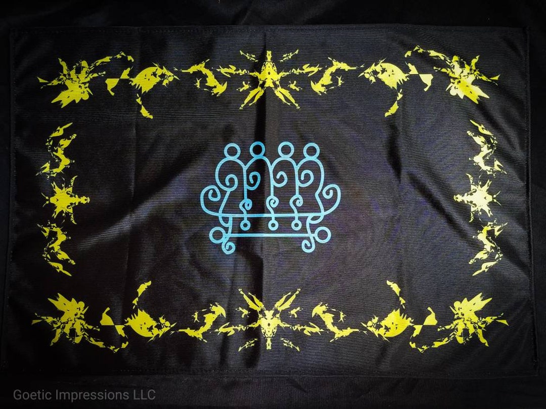 Paimon Altar Cloth // Goetia Sigil Altar Cloth - Etsy