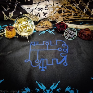 STOLAS Altar Cloth // Ars Goetia Sigil Altar Cloth Wall - Etsy