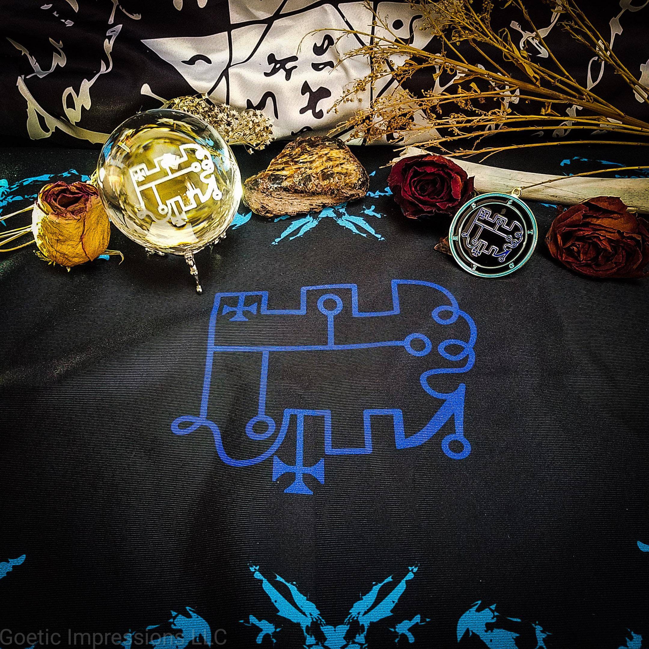 STOLAS Altar Cloth // Ars Goetia Sigil Altar Cloth Wall - Etsy Hong Kong