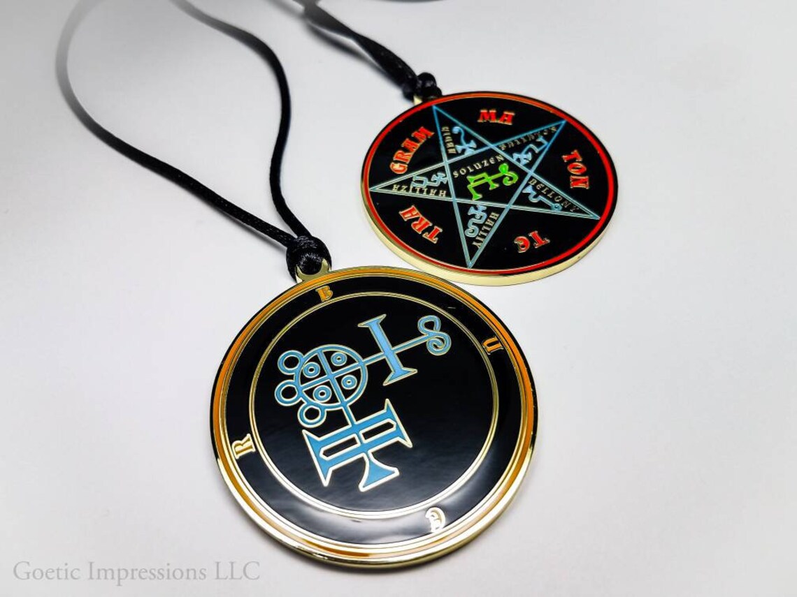 Buer Sigil Necklace // Ars Goetia Demon Seal Pendant for | Etsy