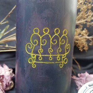 Paimon Sigil Candle // Ars Goetia Paimon Candle // Goetic Demon Seal ...