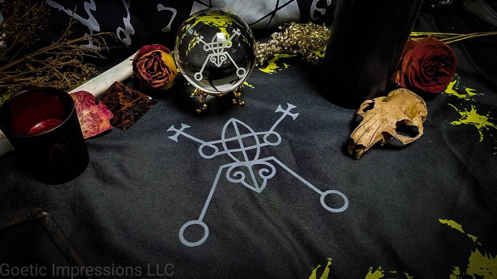 Bael Altar Cloth // Ars Goetia Sigil Altar Cloth // Goetic - Etsy