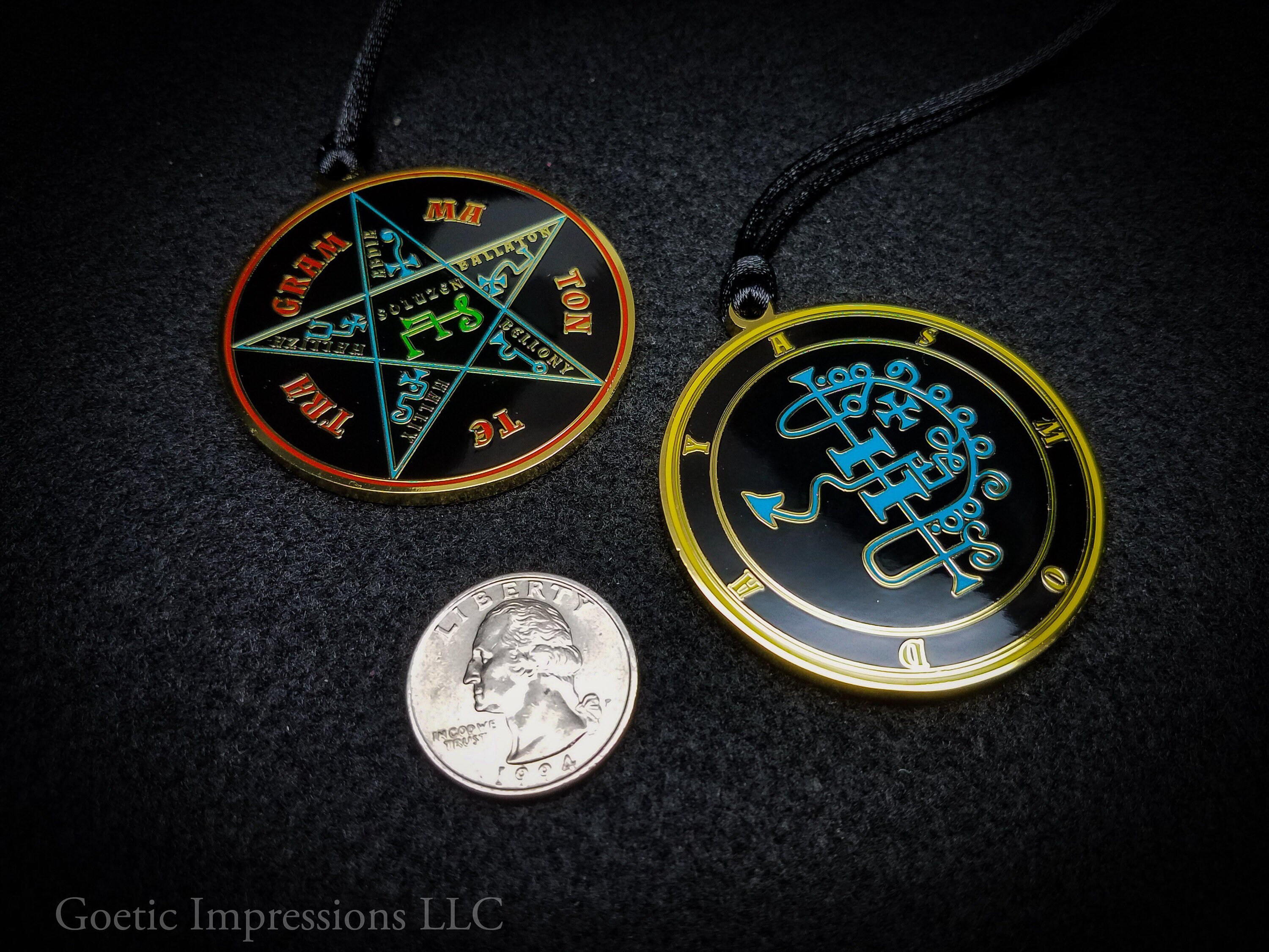 Asmoday Sigil Amulet Asmodeus Ars Goetia Demon Seal Etsy Australia
