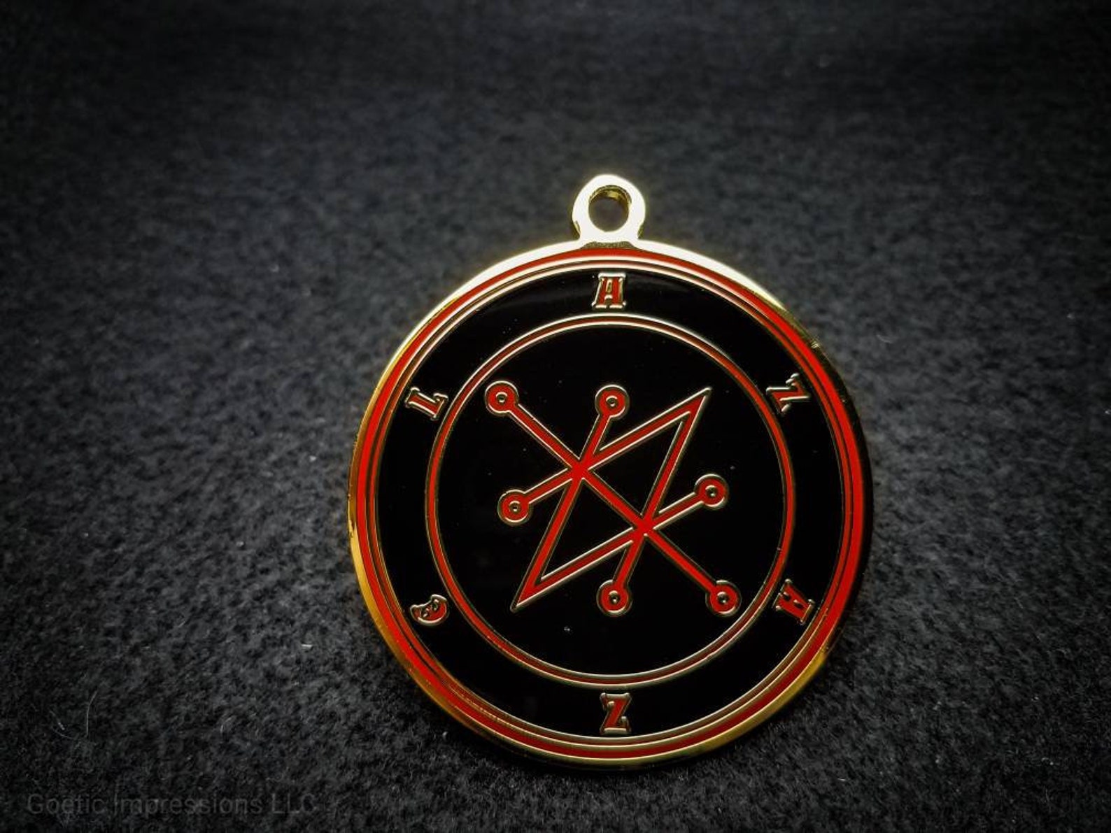 Azazel Sigil Pendant, Satanic Ritual Medallion - Etsy