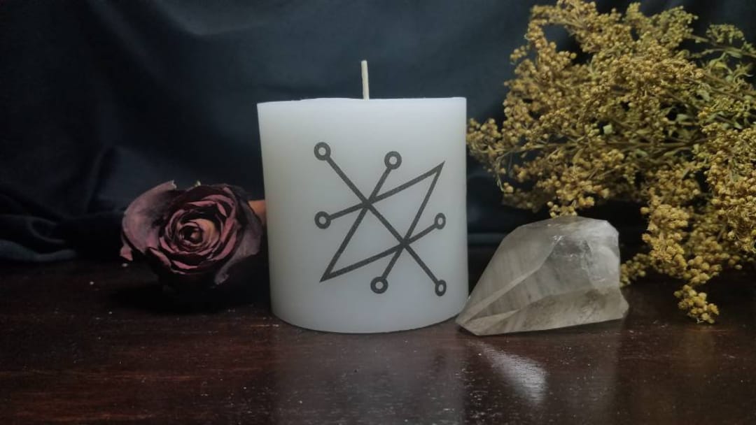 Azazel Sigil Candle - Etsy