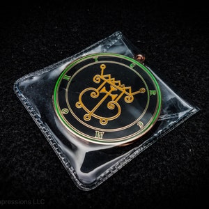 Copper Gremory Sigil Necklace // Ars Goetia Demon Seal // Lesser Key of ...