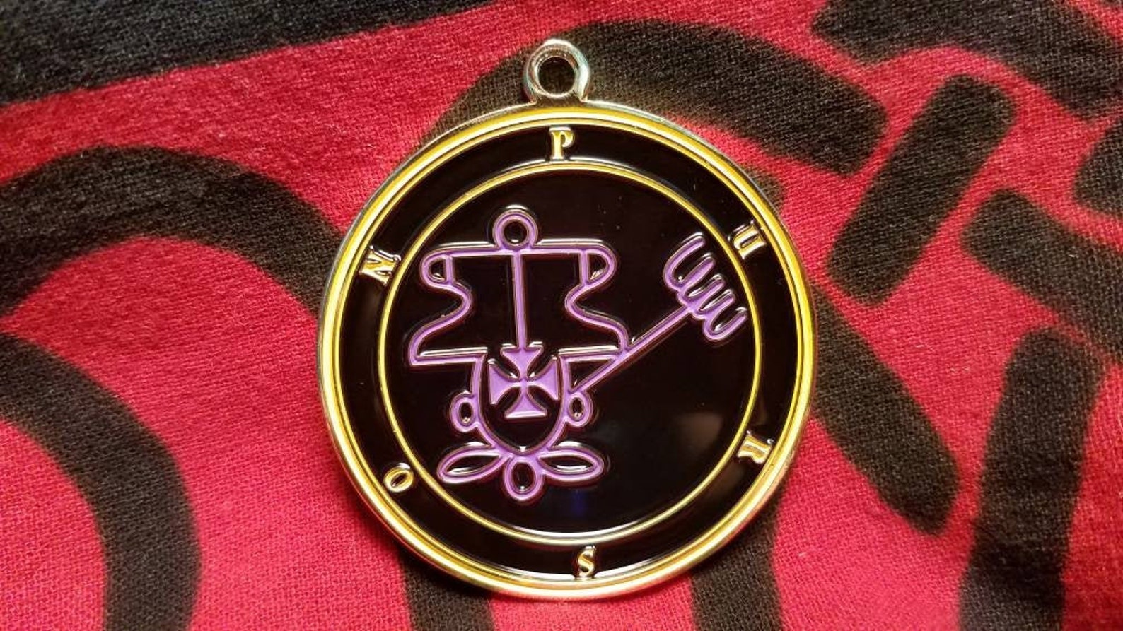 King Purson Sigil Necklace // Ars Goetia Demon Seal Amulet // | Etsy King Purson Sigil Necklace // Ars Goetia Demon Seal Amulet // | Etsy