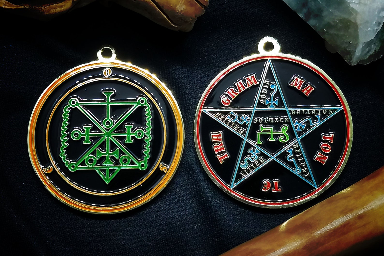 Ose Sigil Necklace // Ars Goetia Demon Seal // Lesser Key of - Etsy