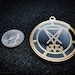 Lucifer Sigil Pendant, Satanic Ritual Medallion - Etsy