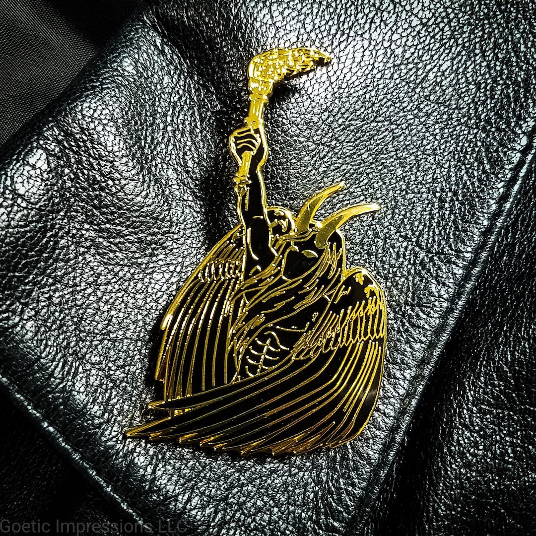 Lucifer Hard Enamel Pin: the Light Bearer - Etsy
