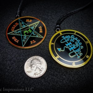 Seal of Asmoday (asmodeus) // Ars Goetia Demon Sigil Necklace // Lesser ...