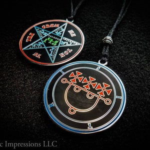 Sitri Sigil Goetia Seal Necklace for Goetic Demon Summoning Rituals ...