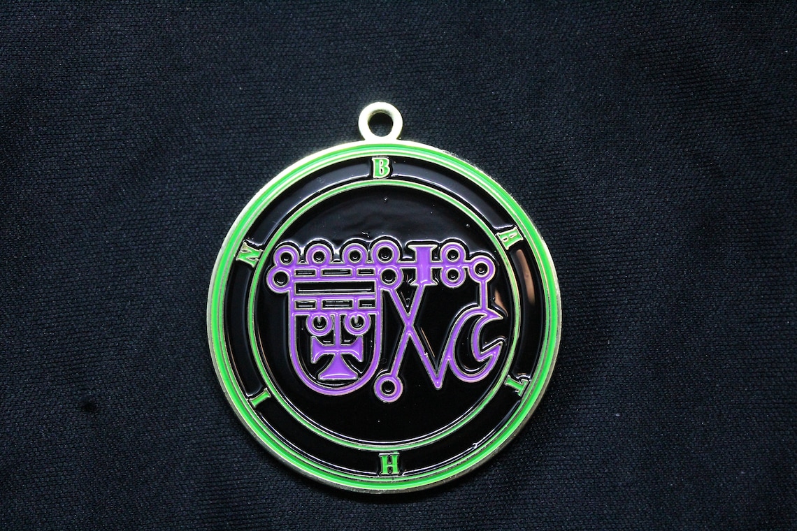 Bathin Sigil Necklace // Ars Goetia Demon Seal// Lesser Key of | Etsy