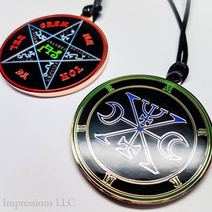 Seal of Murmur Sigil Necklace // Ars Goetia Demon Amulet // Lesser Key ...