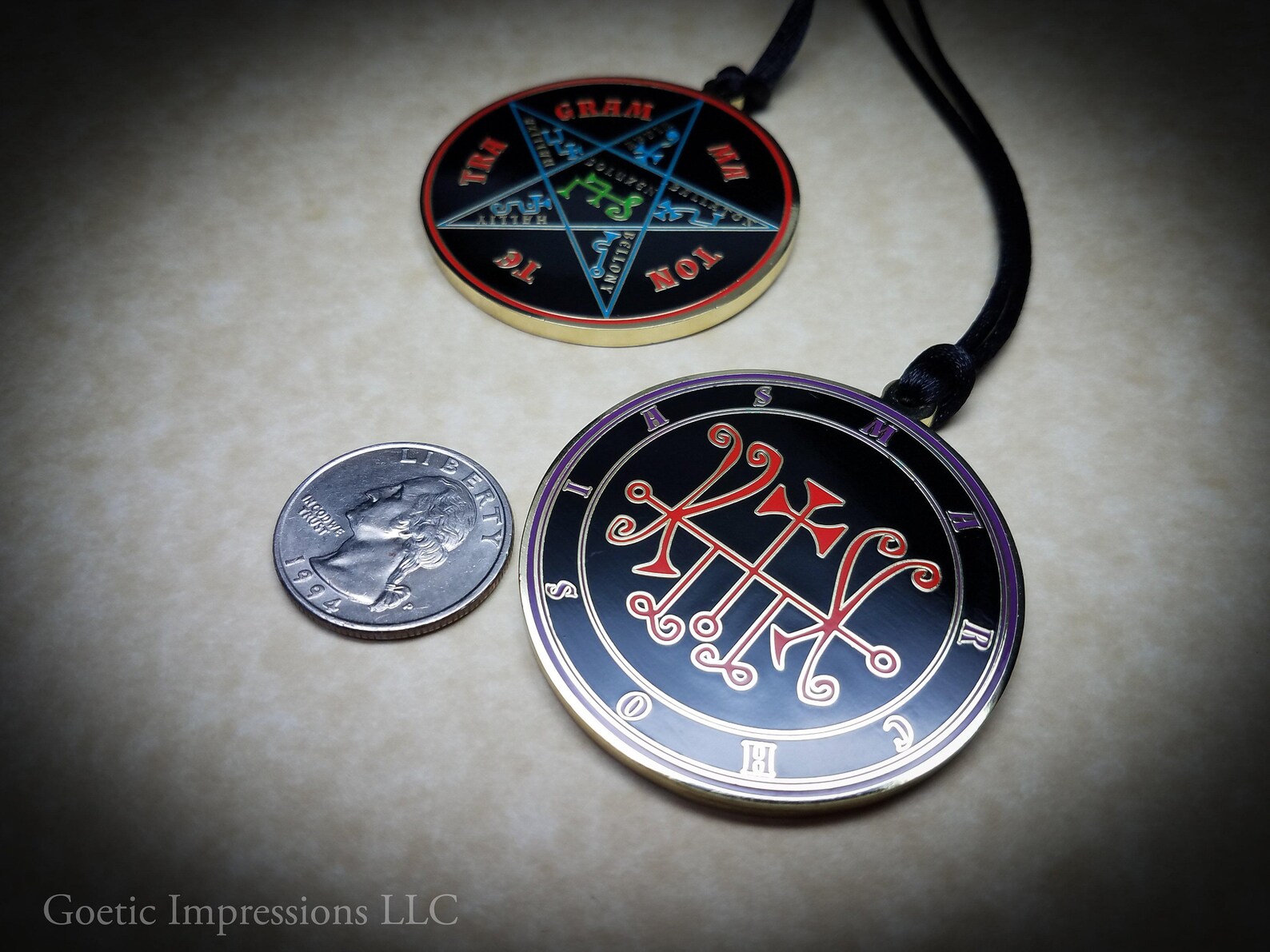 Seal of Marchosias // Ars Goetia Demon Sigil Necklace // - Etsy