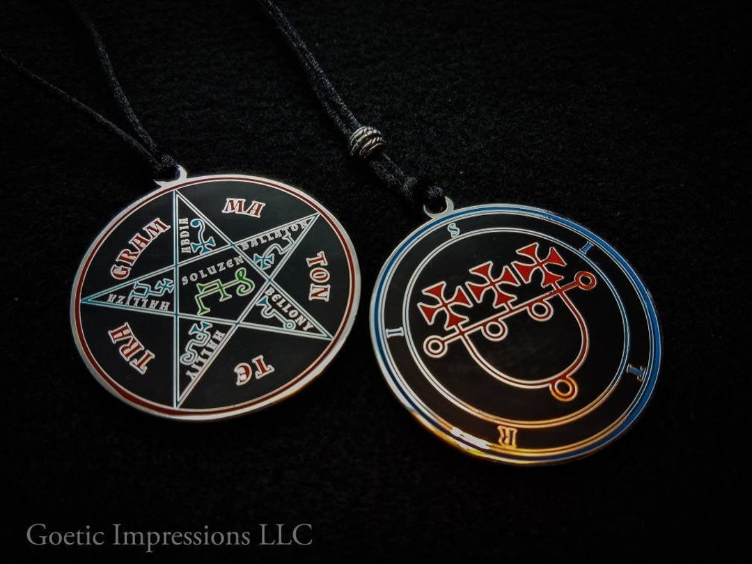 Sitri Sigil Goetia Seal Necklace for Goetic Demon Summoning Rituals ...