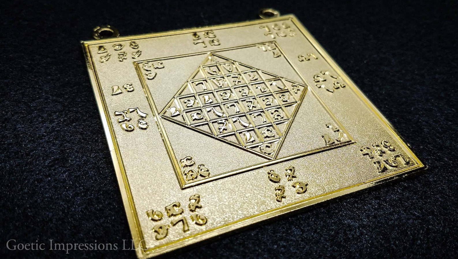 Enochian Lamen: Gold Plated Angel Communication Tool - Etsy