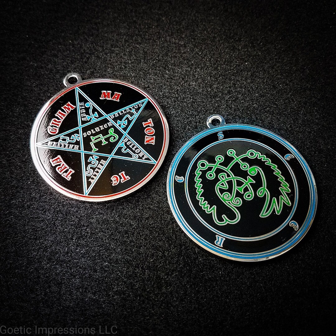 Buy Seere Sigil Medallion // Ars Goetia Demon Seal From the Lesser Key ...