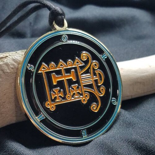 Bathin Sigil Necklace // Ars Goetia Demon Seal// Lesser Key of - Etsy