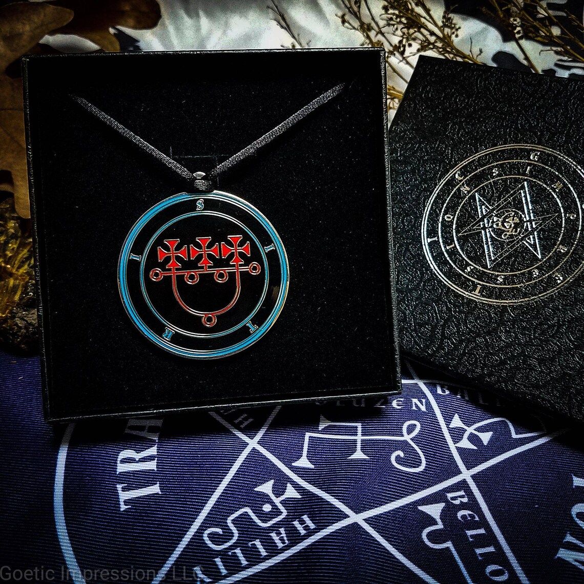 Sitri Sigil Goetia Seal Necklace for Goetic Demon Summoning - Etsy