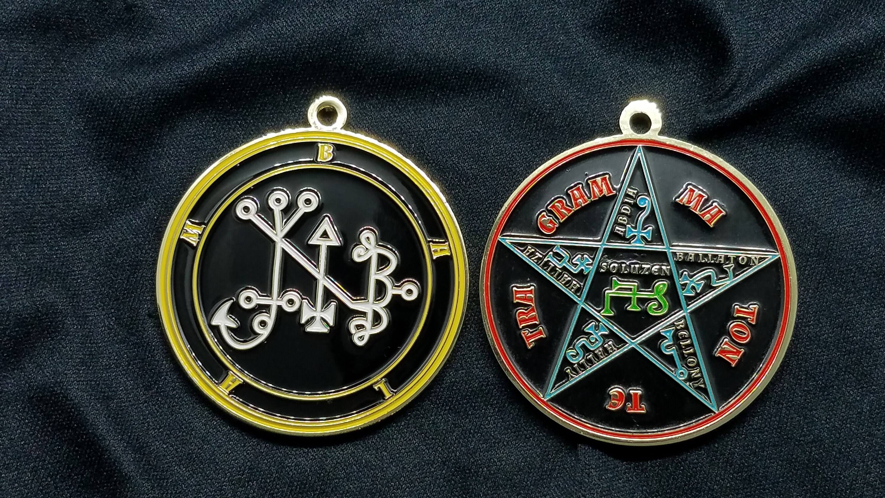 Seal of Balam // Ars Goetia Demon Sigil Necklace // Lesser Key - Etsy ...