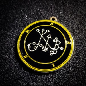Seal of Balam // Ars Goetia Demon Sigil Necklace // Lesser Key of ...