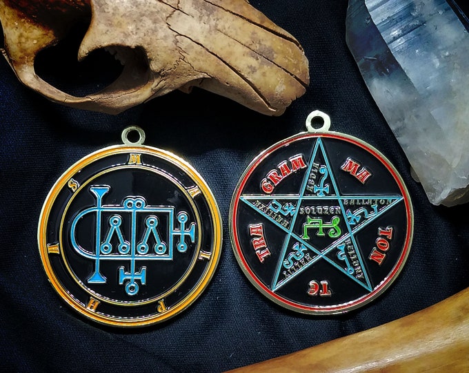 Seal of Malphas Necklace // Ars Goetia Demon Sigil // Lesser | Etsy