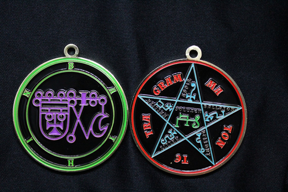 Bathin Sigil Necklace // Ars Goetia Demon Seal// Lesser Key of | Etsy