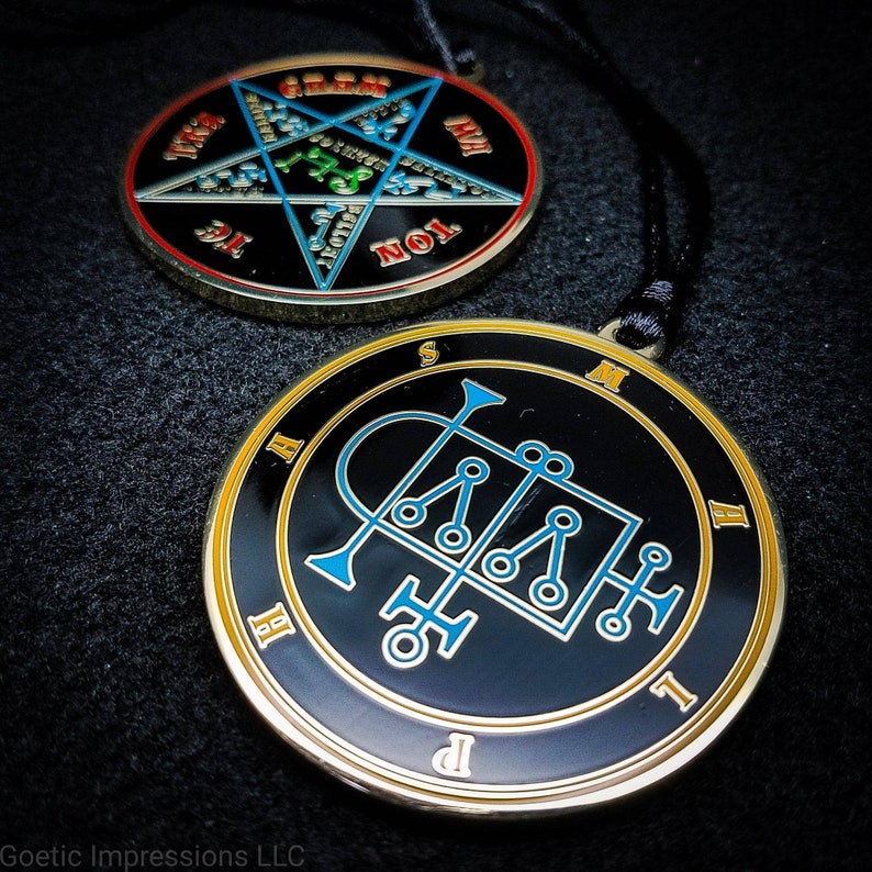 Malphas Sigil Medallion: Lesser Key of Solomon Goetic Sigil Medallion ...