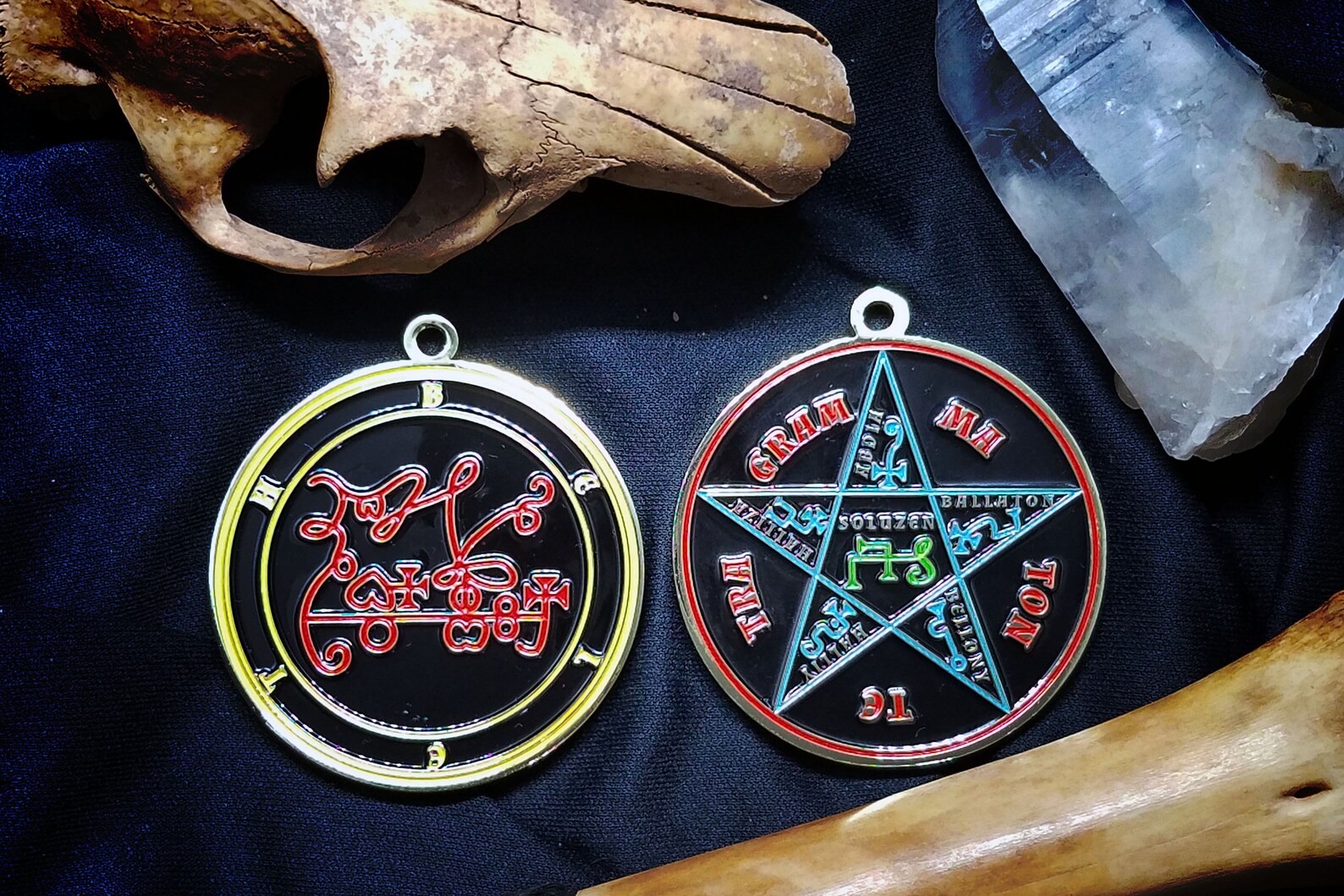 Seal of Beleth Sigil Necklace // Ars Goetia Demon Amulet // - Etsy