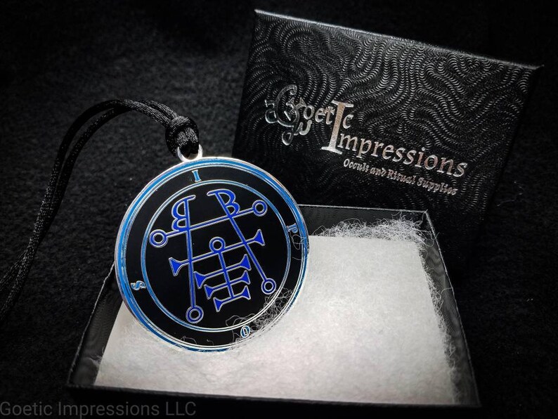 Ipos Sigil Necklace // Ars Goetia Demon Seal Pendant // Lesser | Etsy