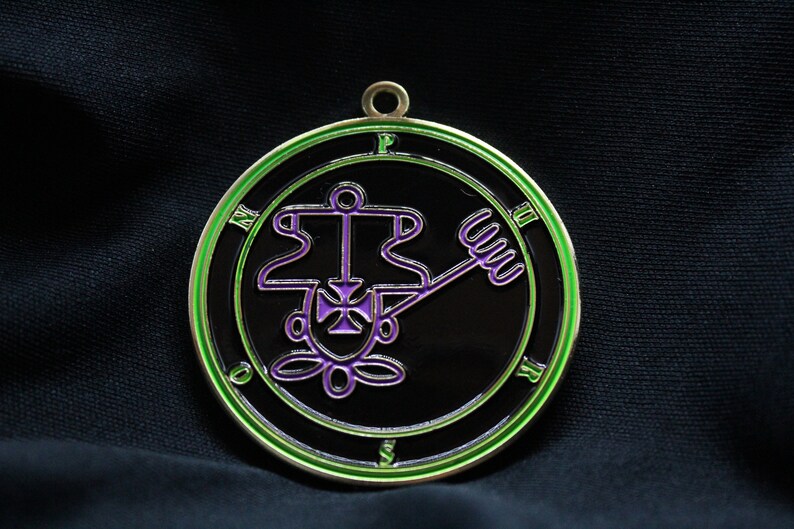 King Purson Sigil Necklace // Ars Goetia Demon Seal Amulet // - Etsy ... King Purson Sigil Necklace // Ars Goetia Demon Seal Amulet // - Etsy ...
