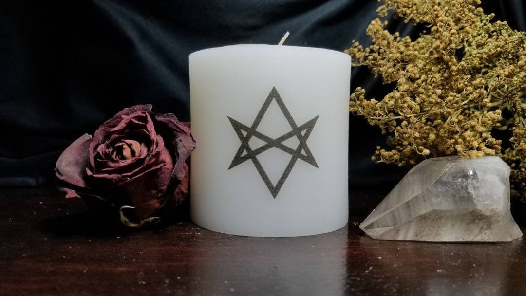 Unicursal Hexagram Candle - Thelema Ordo Templi Orientis, Aleister ...