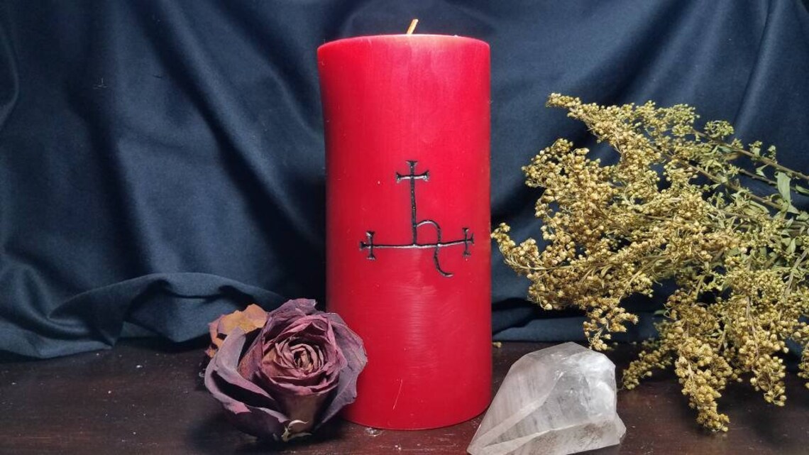 Lilith Sigil Candle Demoness Seal Candle for Devotional - Etsy