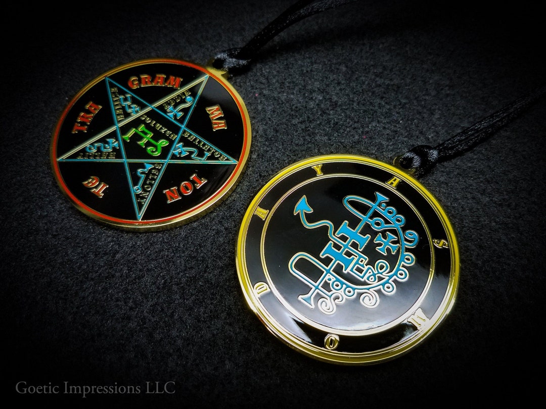 Seal of Asmoday (asmodeus) // Ars Goetia Demon Sigil Necklace // Lesser ...