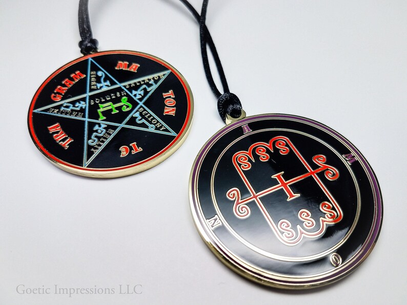 Seal of Amon Lamen / Ars Goetia Demon Sigil Necklace / Lesser - Etsy
