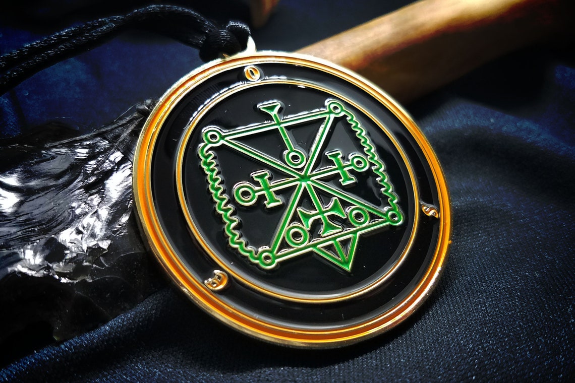 Ose Sigil Necklace // Ars Goetia Demon Seal // Lesser Key of - Etsy