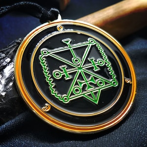 Ose Sigil Necklace // Ars Goetia Demon Seal // Lesser Key of Solomon ...