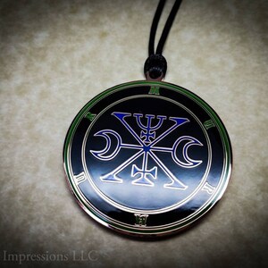 Seal of Murmur Sigil Necklace // Ars Goetia Demon Amulet // Lesser Key ...