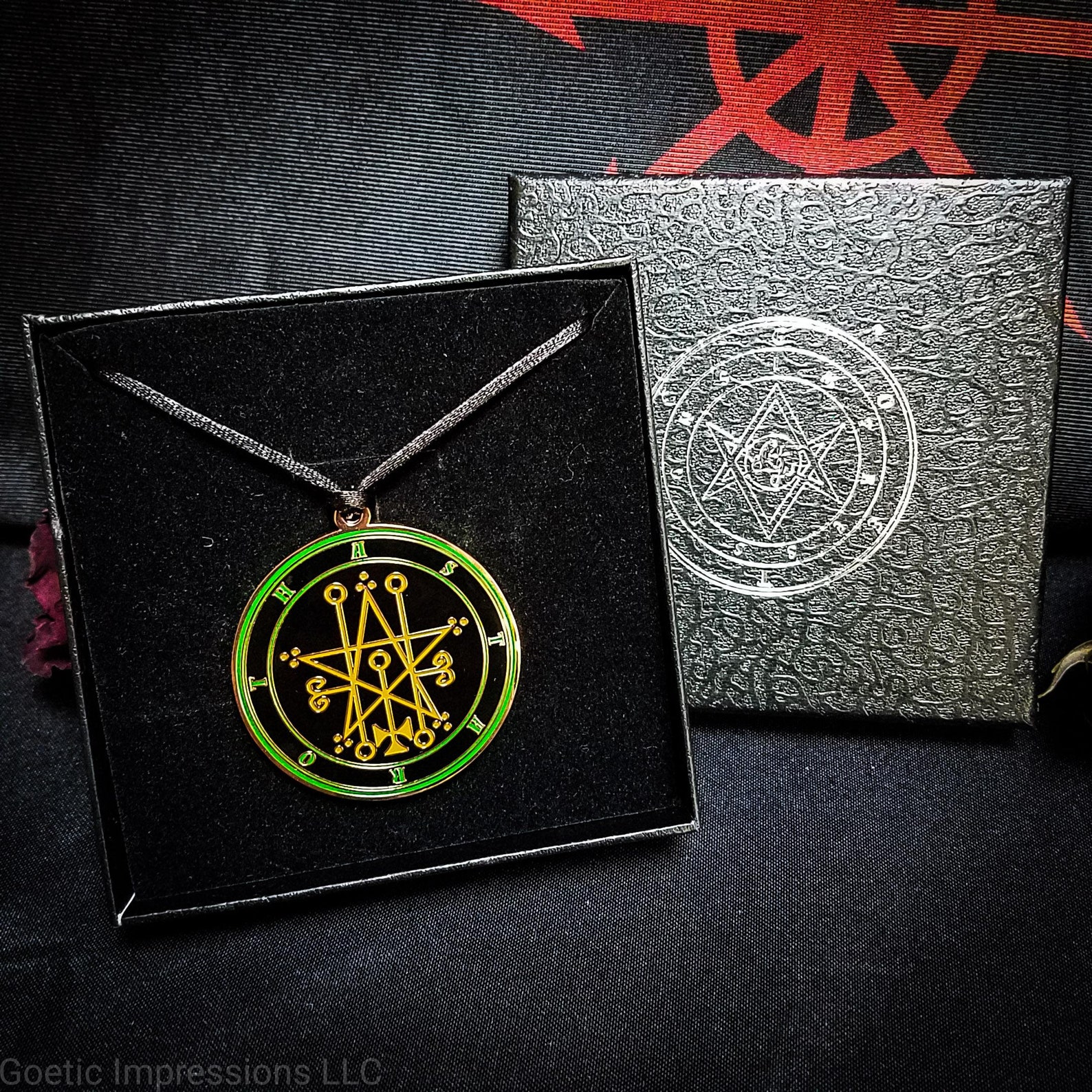 Astaroth Sigil Pendant // Ars Goetia Demon Sigil Necklace // - Etsy