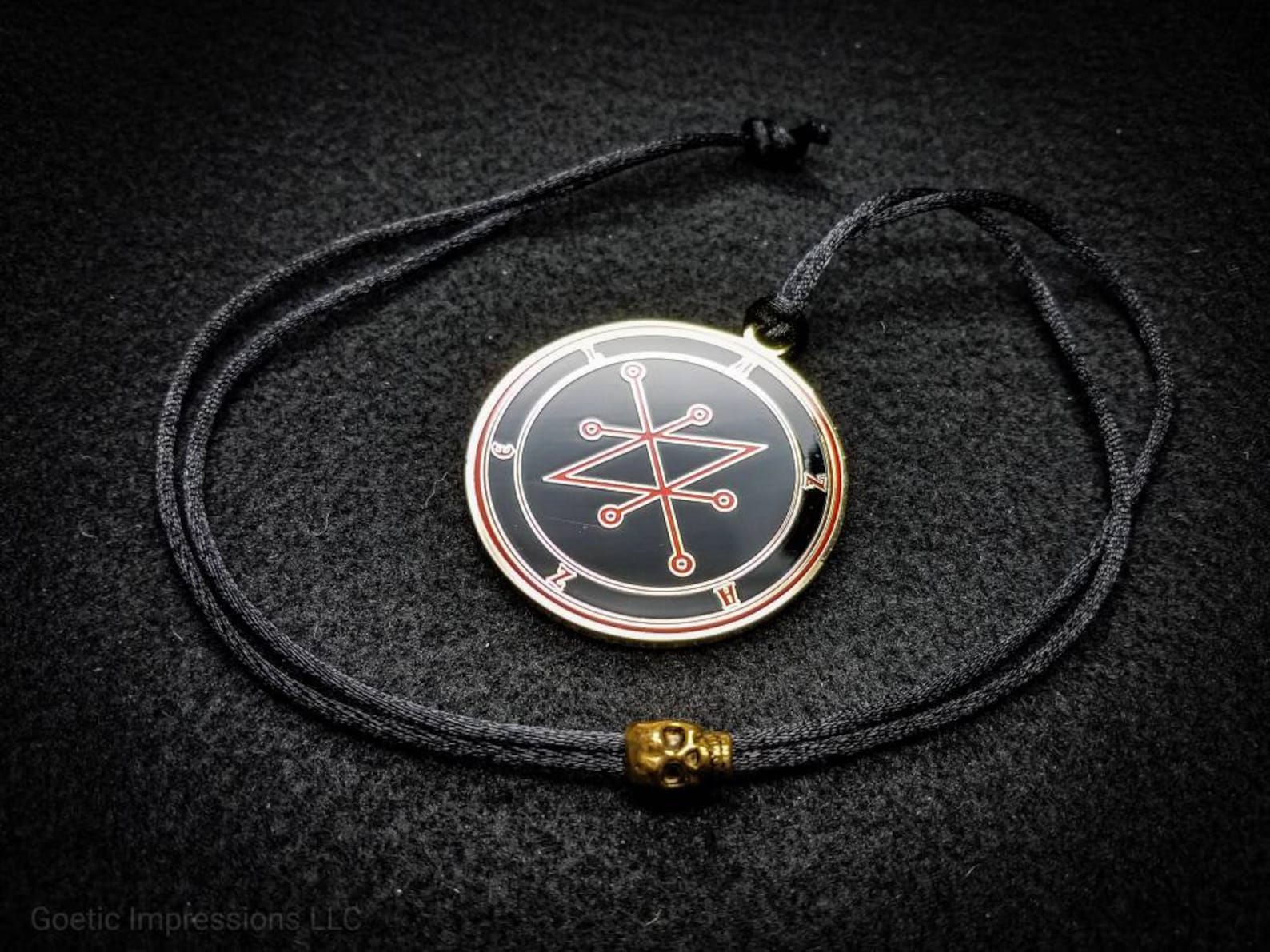 Azazel Sigil Pendant, Satanic Ritual Medallion - Etsy