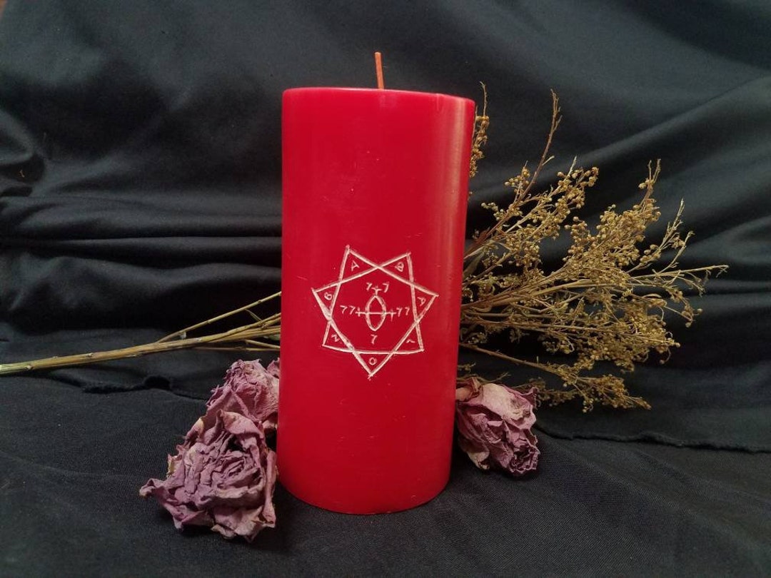 Star of Babalon Sigil Candle - Etsy