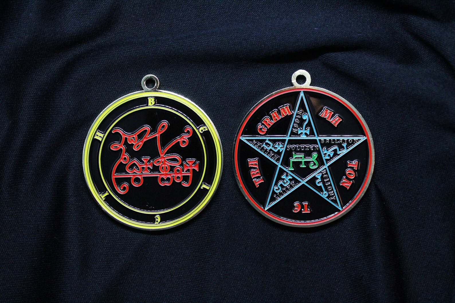 Seal of Beleth Sigil Necklace // Ars Goetia Demon Amulet // - Etsy