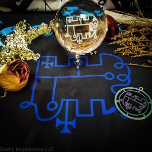 STOLAS Altar Cloth // Ars Goetia Sigil Altar Cloth Wall - Etsy