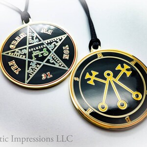 Marbas Sigil Goetia Seal Pendant for Goetic Demon Summoning Rituals ...