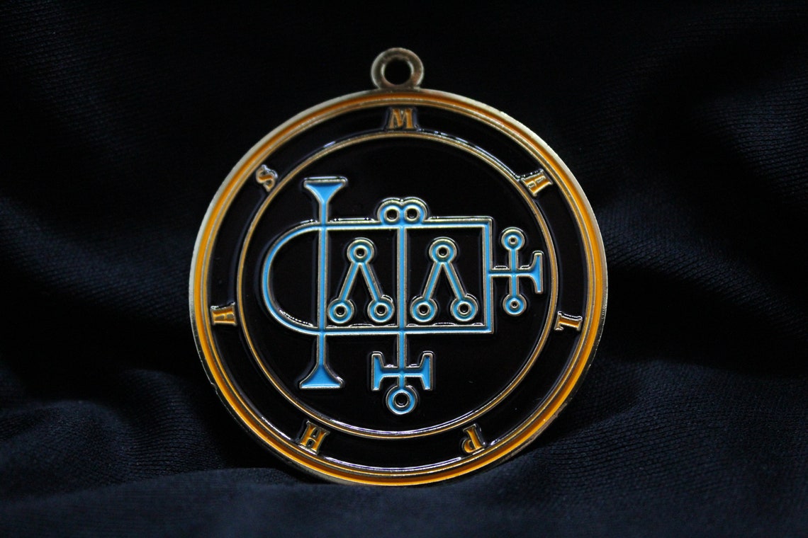Seal of Malphas Necklace // Ars Goetia Demon Sigil // Lesser | Etsy
