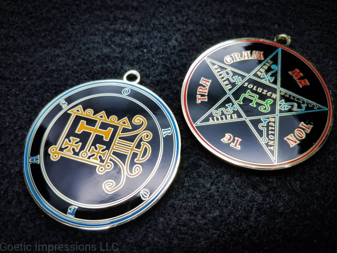 Seal of Orobas Sigil Pendant // Ars Goetia Demon Sigil Necklace ...