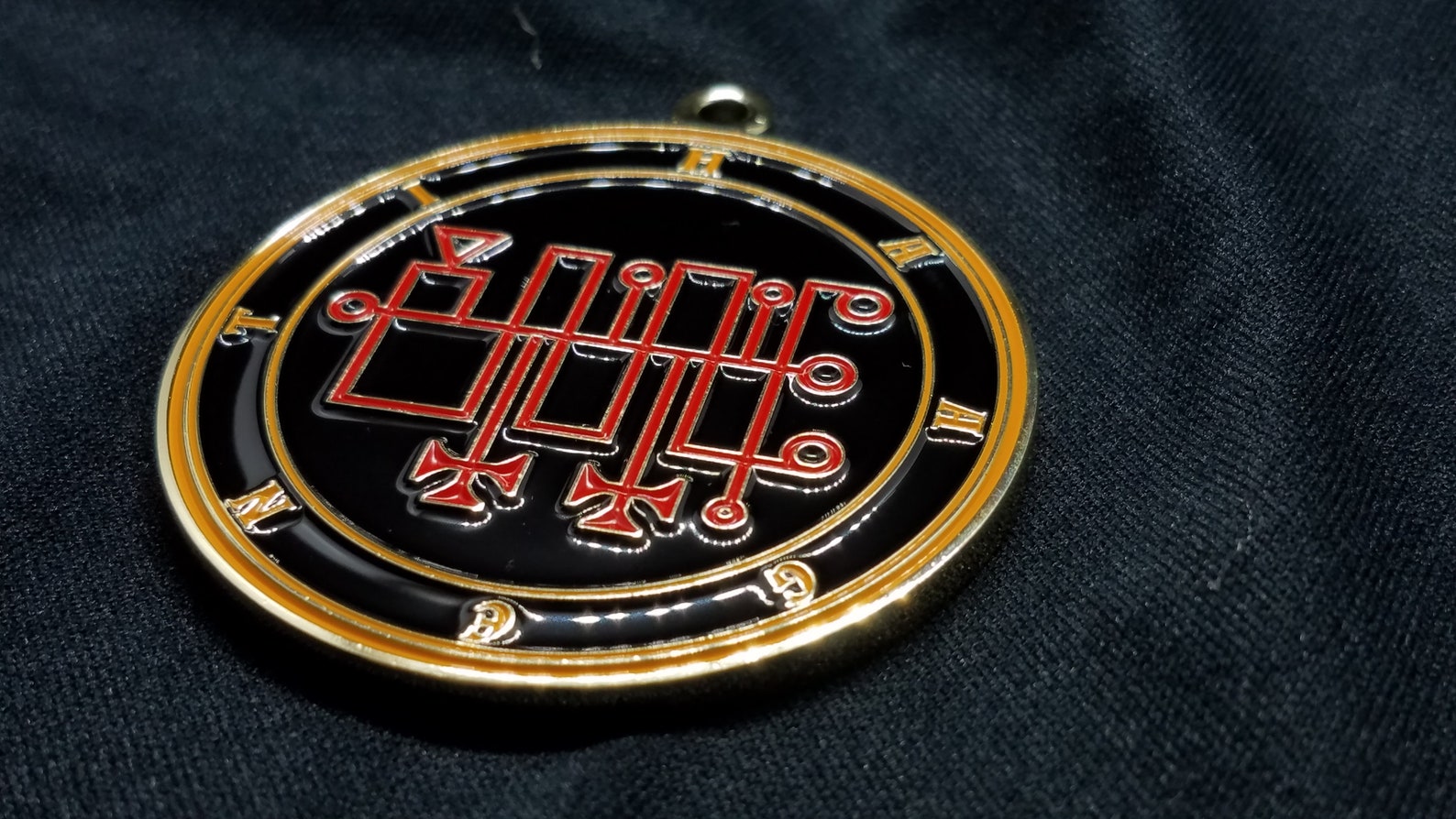 Seal of Haagenti Pendant // Ars Goetia Demon Sigil Necklace // - Etsy