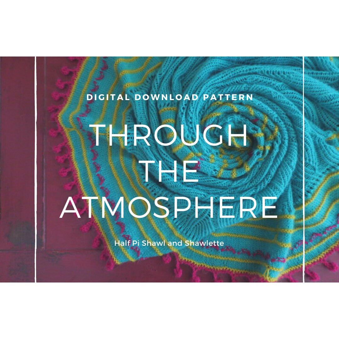 Knitting Pattern, Digital Download, Shawl, Half-circle Shawl, Colorwork ...