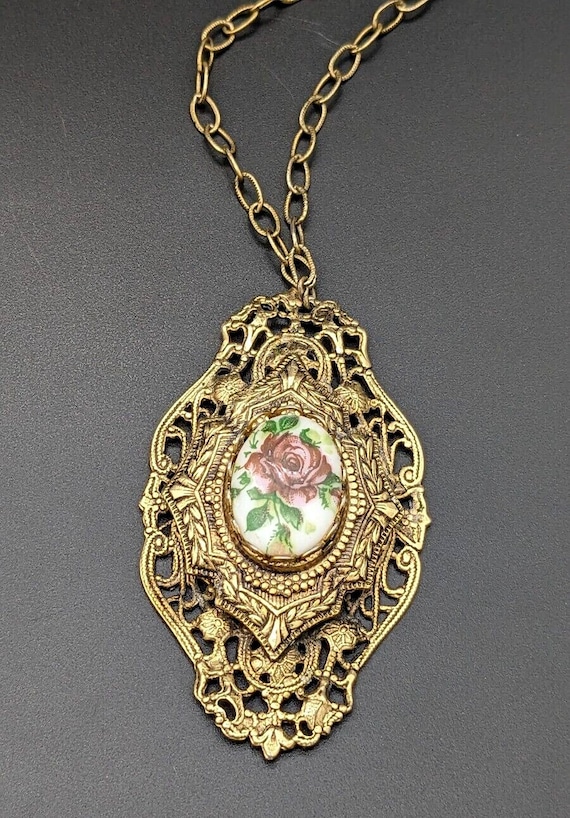 victorian vintage long filigree - Gem